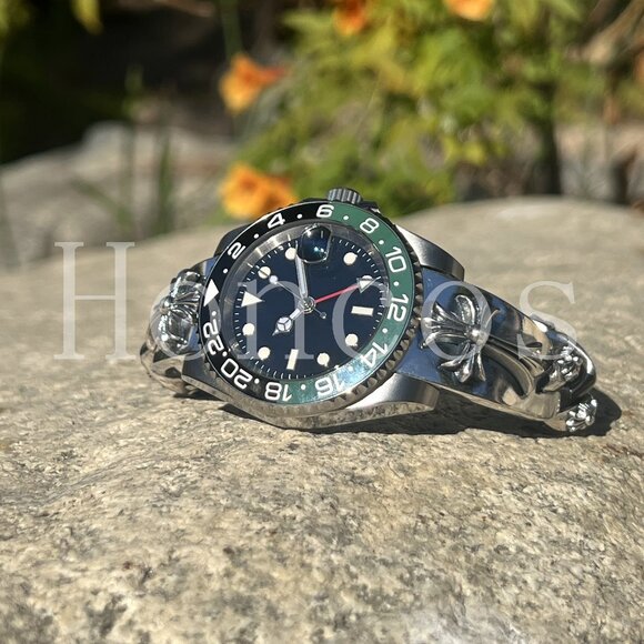 N/A | Accessories | Custom Made Gmt Mods Watch Automatic Movement ...